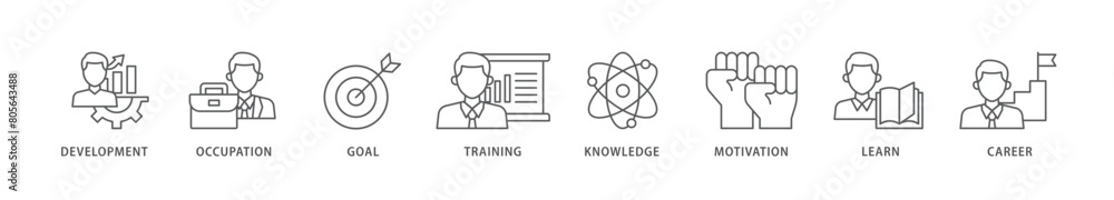 New skills icon packs for your design digital and printing of ...