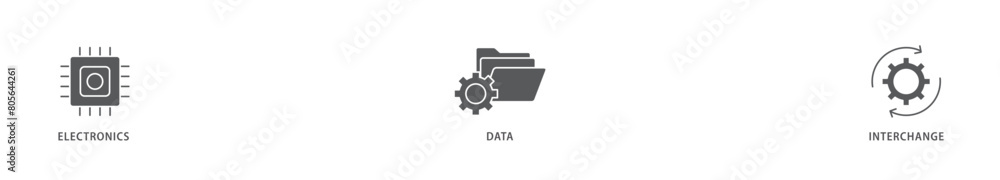 EDI icon packs for your design digital and printing of a cloud server ...