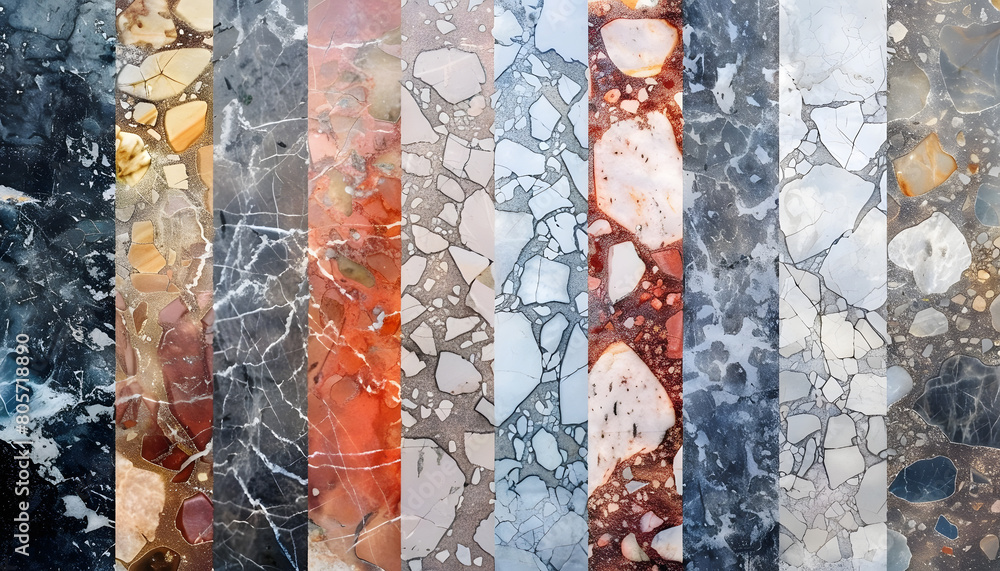 Stock-Illustration „Elegant Marble Textures: Timeless Beauty and Luxury ...