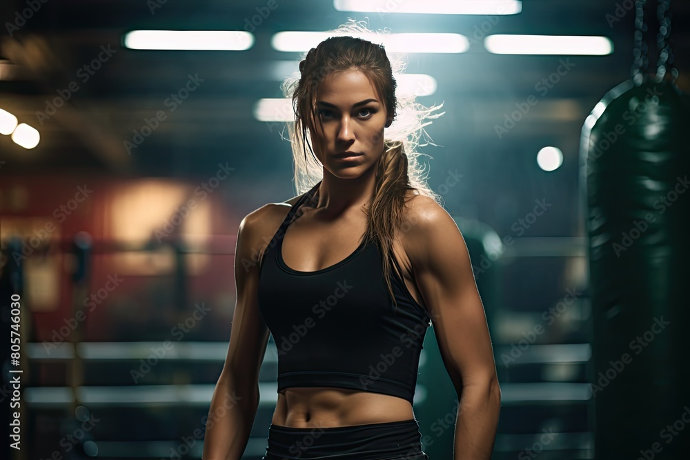 Sweat streams down her face, but her spirit remains unyielding as she ...