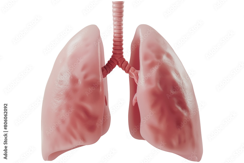 3D human Lungs PNG Inhale and Exhale Breathing isolated on Transparent ...
