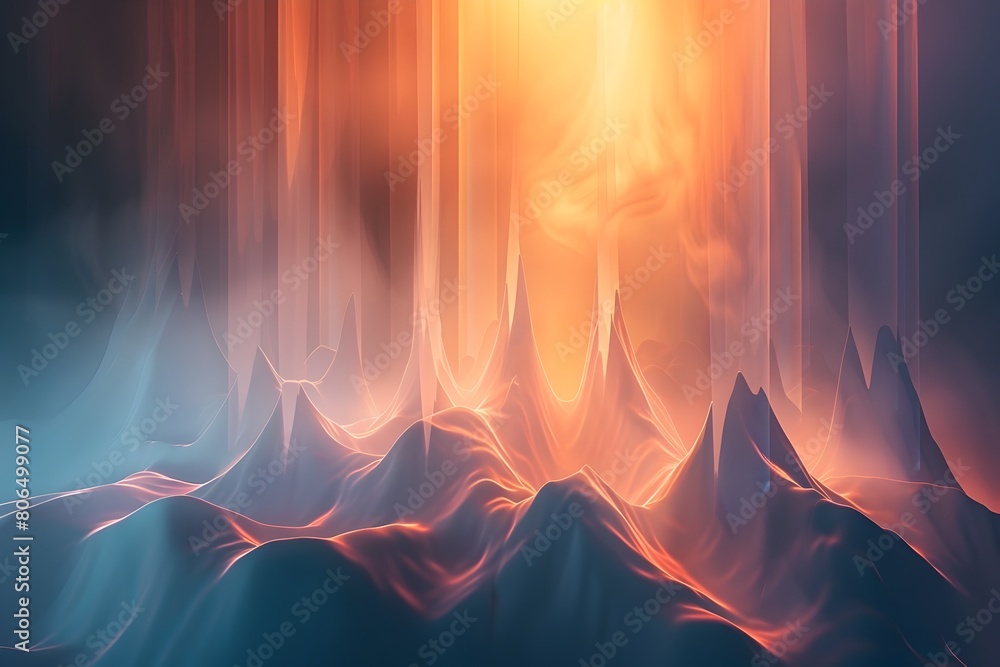 Incandescent Eruption of Prismatic Light Enveloping a Pared Down ...