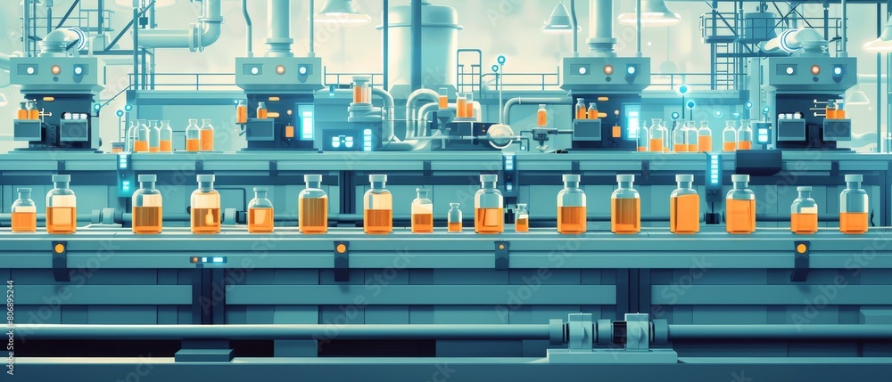 Illustrate an infographic comparing different vaccine production lines ...