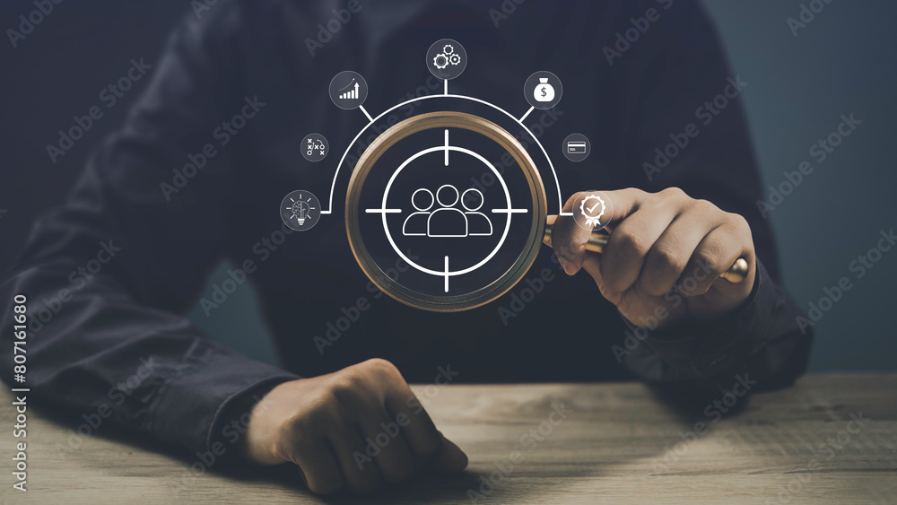 Buyer persona, Planning development leadership concept. Job recruitment ...