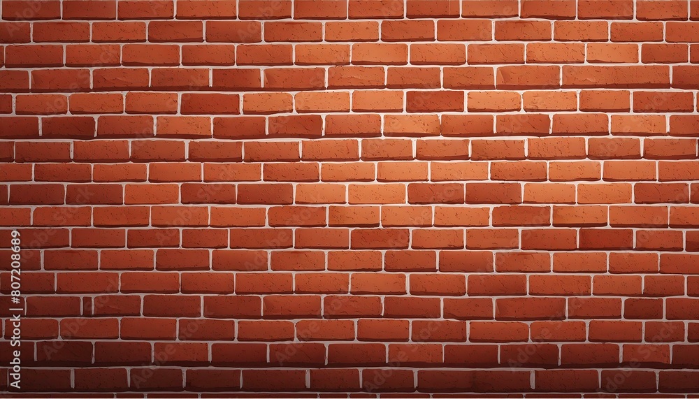 striking red brick wall, perfect for template and layout decoration ...