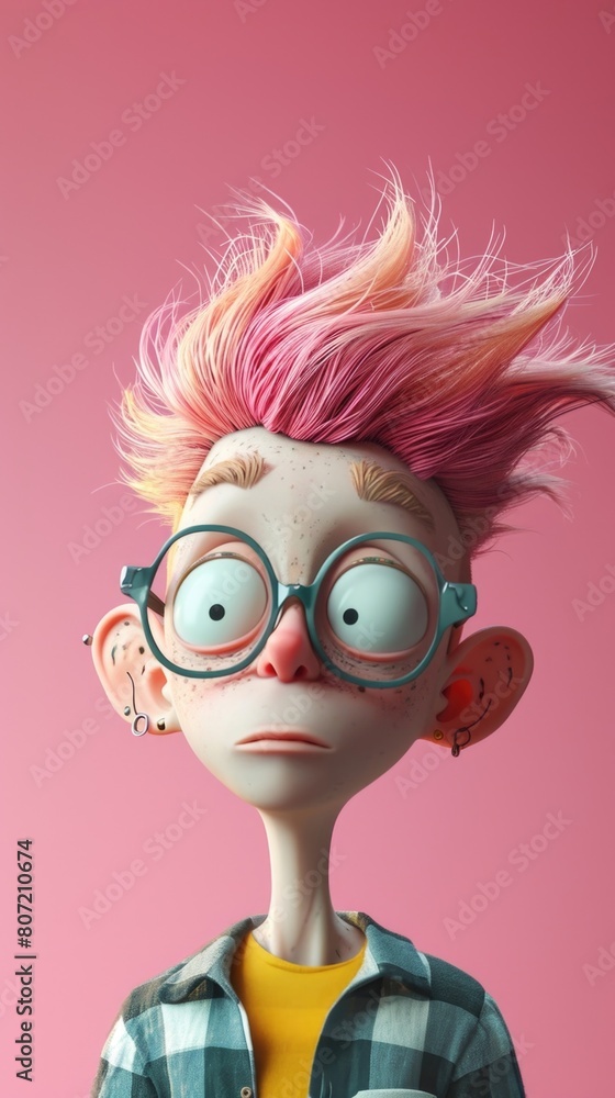 Cartoon digital avatars of Sketchy Sam A quirky and eccentric animator ...