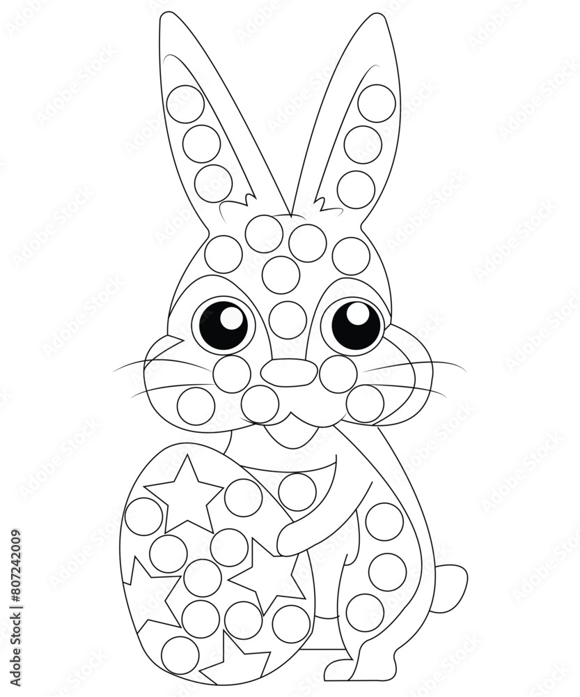 Dot coloring page for kids Stock Vector | Adobe Stock