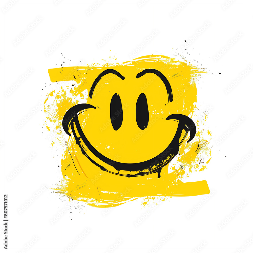 Smiley icons with cute 2D drawing feeling Stock Illustration | Adobe Stock