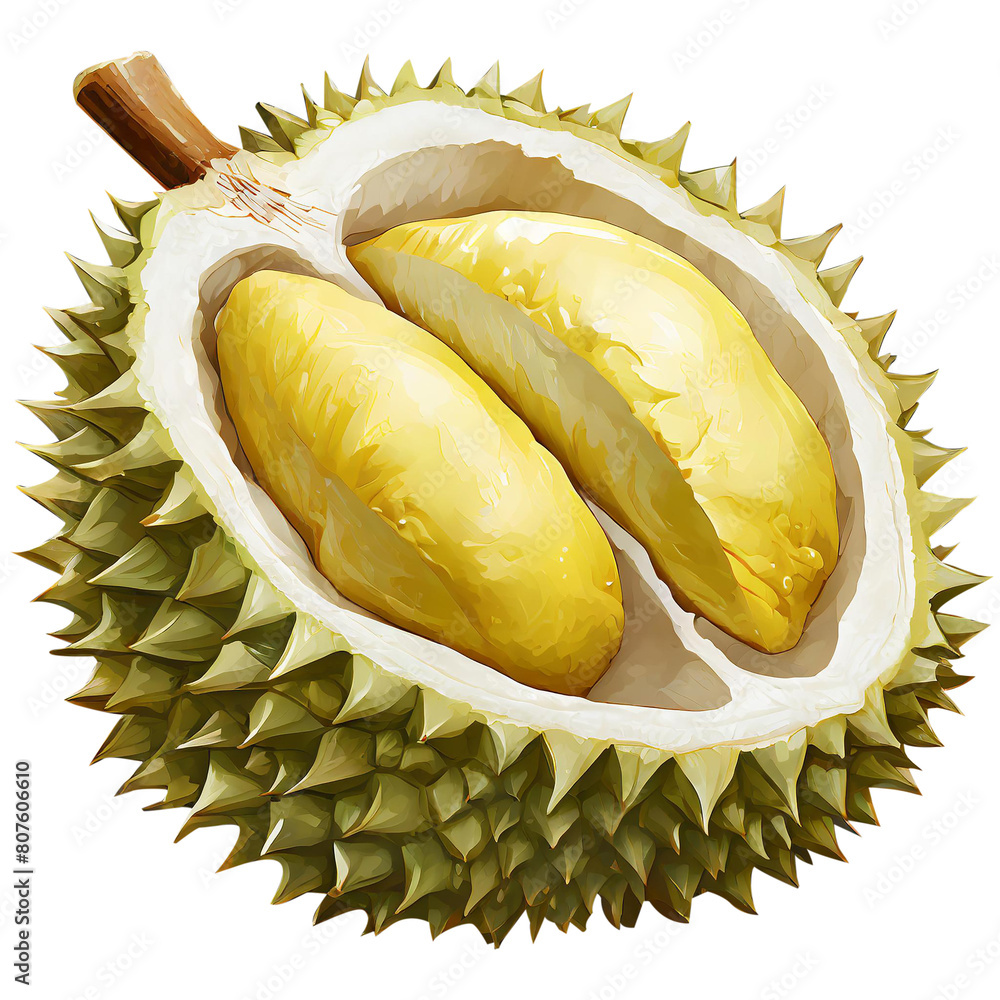 durian fruit clipart transparent png Stock Photo | Adobe Stock