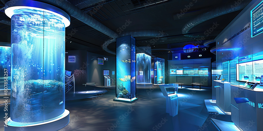Interactive Museum Exhibition Design Studio Floor: Displaying exhibit ...