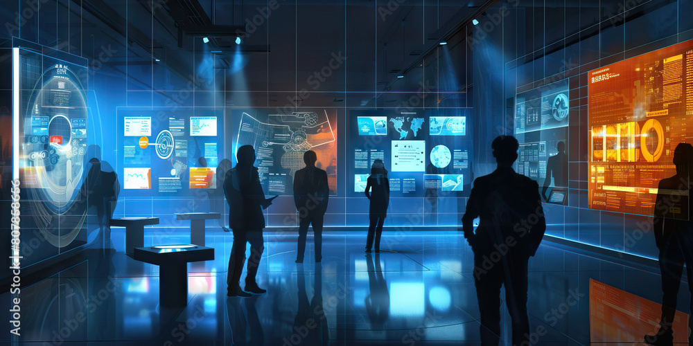 Interactive Museum Exhibition Design Studio Floor: Displaying exhibit ...