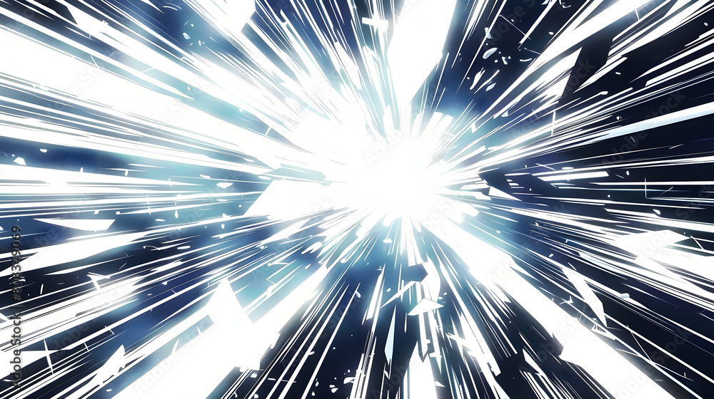 Experience the dynamic energy of manga and anime style comic speed ...