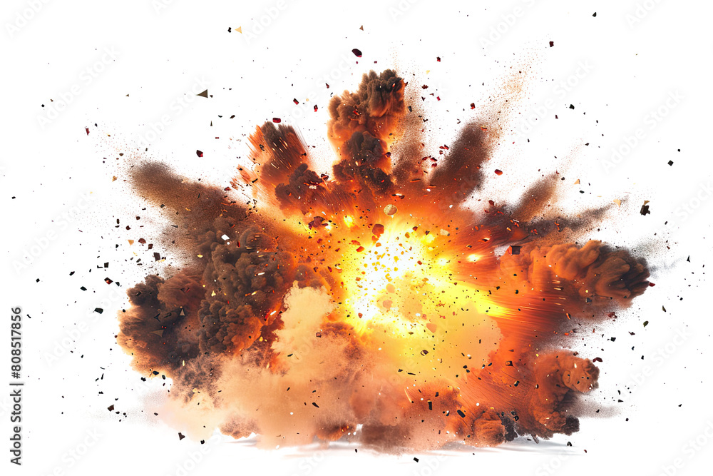 Stock-Illustration „big explosion effect realistic explosions boom realistic fire explosion ...