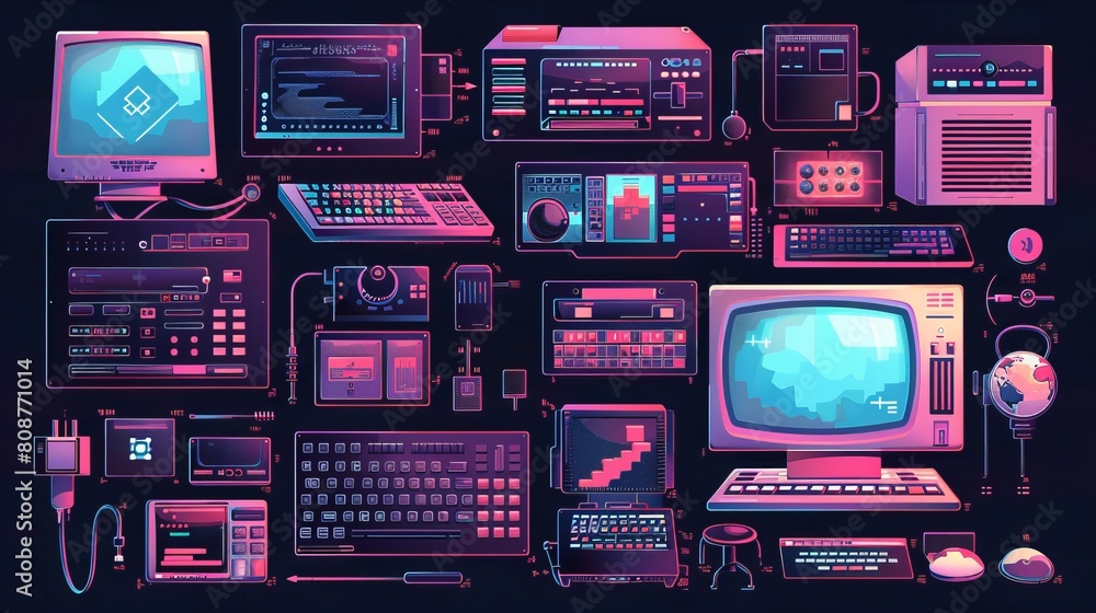 tepping into a nostalgic digital realm reminiscent of the 90s, where ...