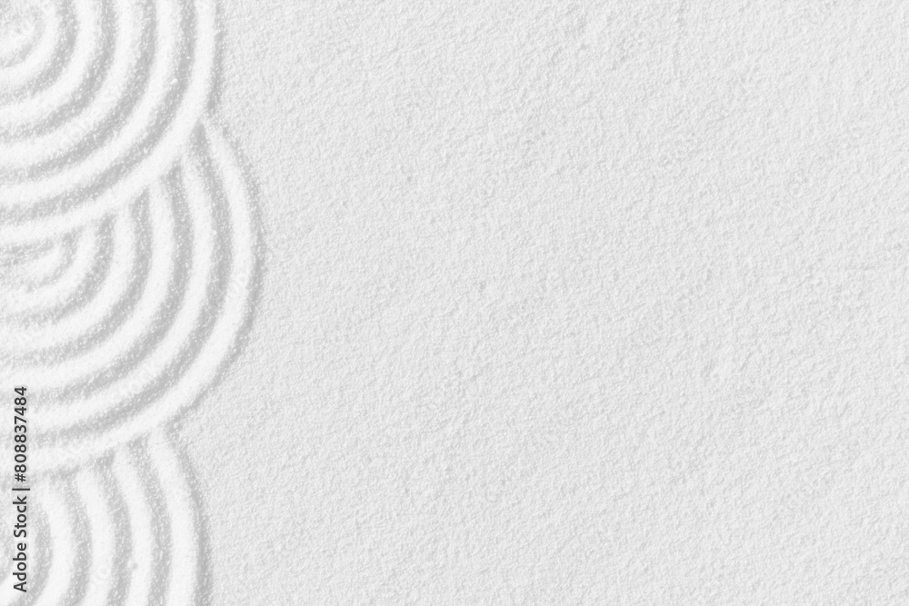Zen like concept,Whit Sand texture with simple spiritual patterns ...