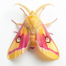 Rosy Maple Moth Art Free Stock Photo - Public Domain Pictures