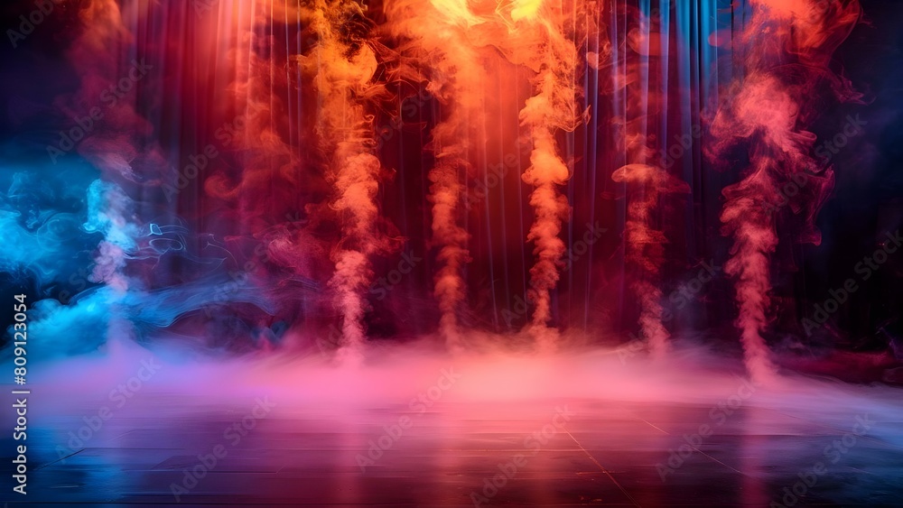 Creating Artificial Fog on Stage with Theatrical Tools. Concept ...