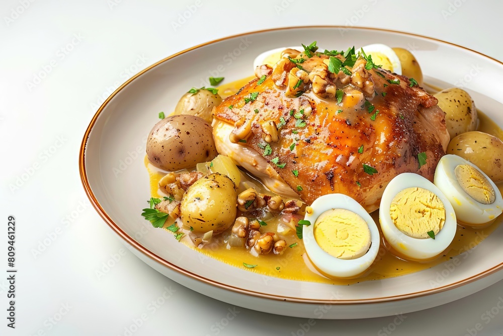 Aji de Gallina - Peruvian Chicken in Aji Amarillo Sauce with Spicy ...