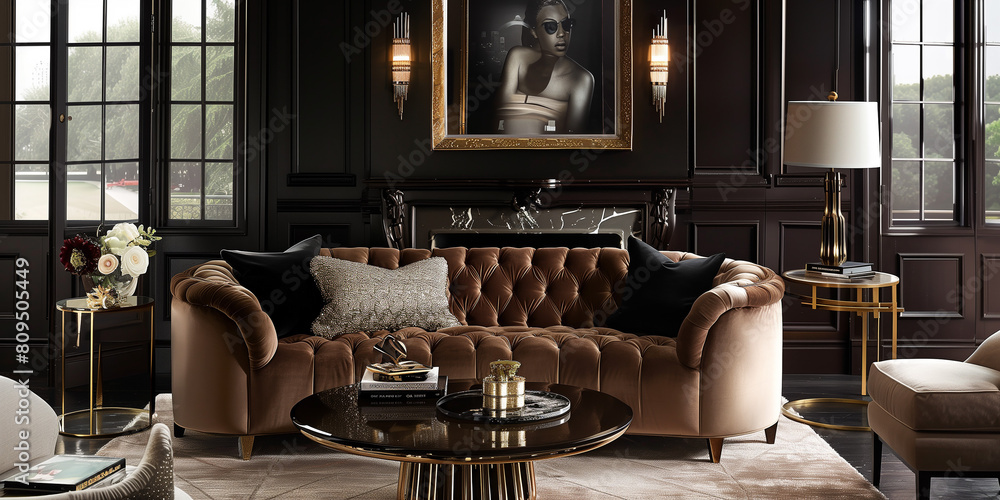 Vintage Glamour: Design an interior space inspired by the golden age of ...