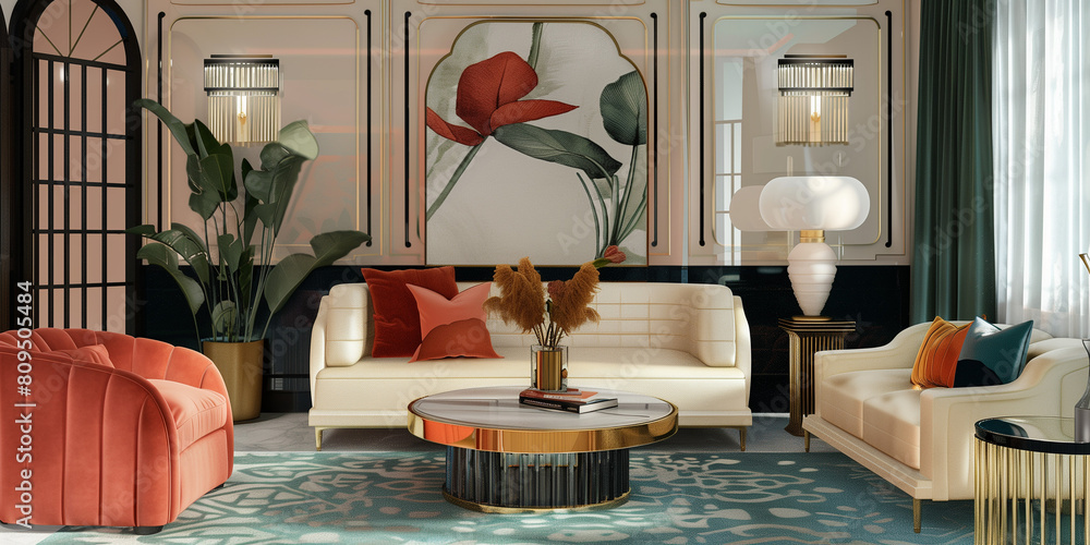 Vintage Glamour: Design an interior space inspired by the golden age of ...