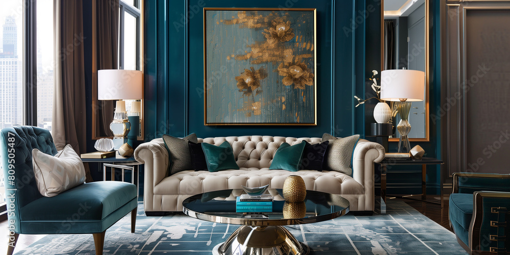 Vintage Glamour: Design an interior space inspired by the golden age of ...