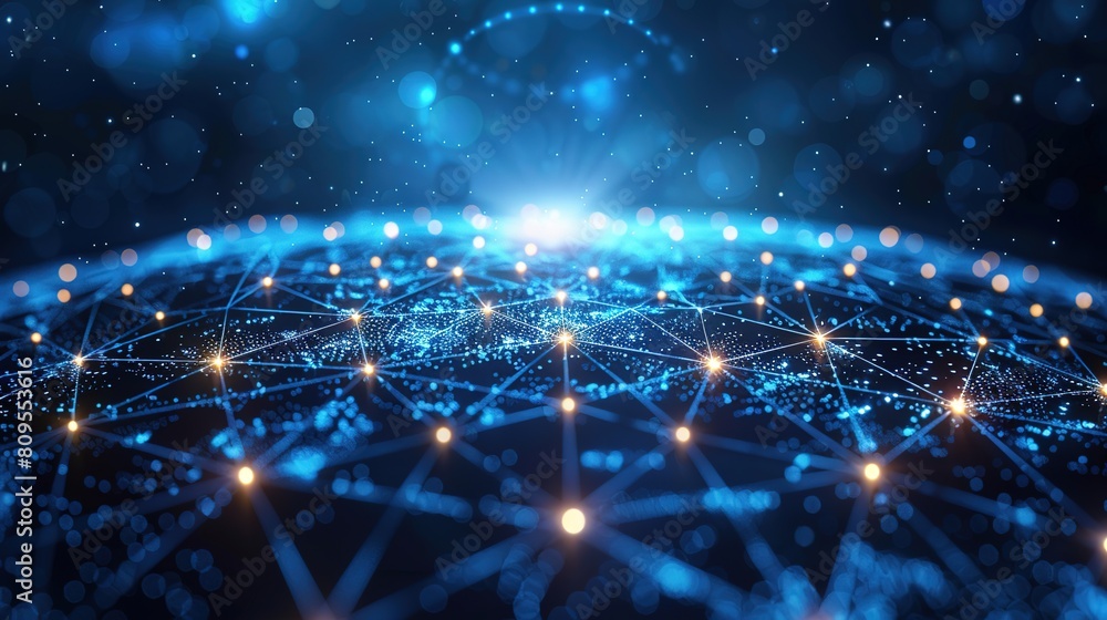 Futuristic high-definition digital fusion, clever integration of ...