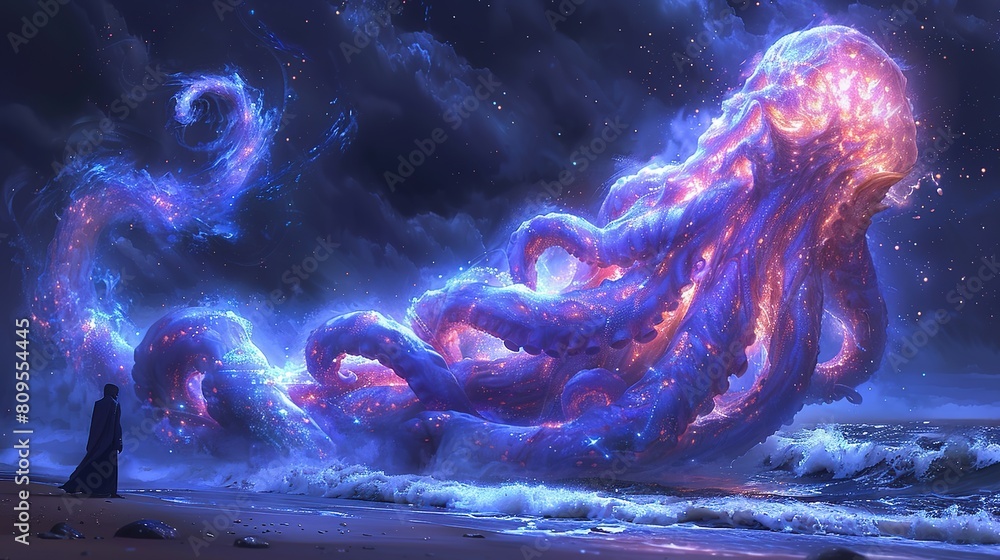 Futuristic high-definition digital fusion, clever integration of ...