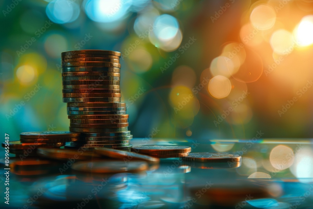 column of blocks representing a multi-tier business hierarchy AI ...