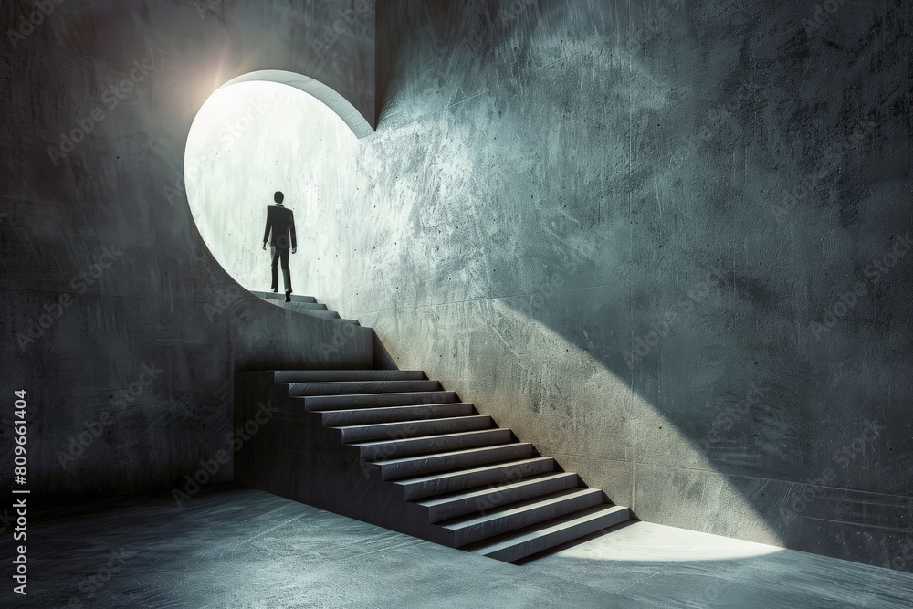 column of blocks representing a multi-tier business hierarchy AI ...