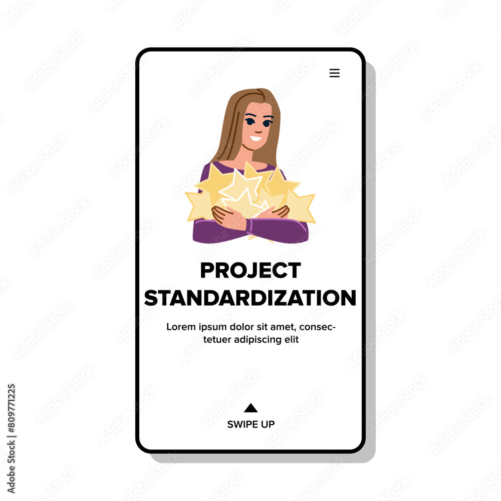 guidelines project standardization vector. protocol conformity ...