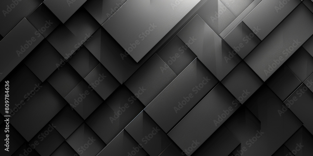 3d black diamond pattern abstract wallpaper on dark background, Digital ...