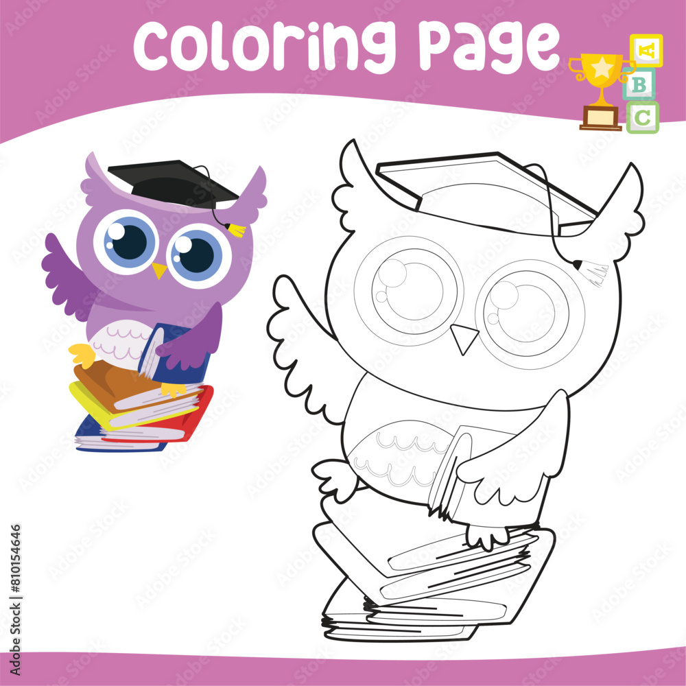 Coloring worksheet page. Educational printable coloring worksheet ...