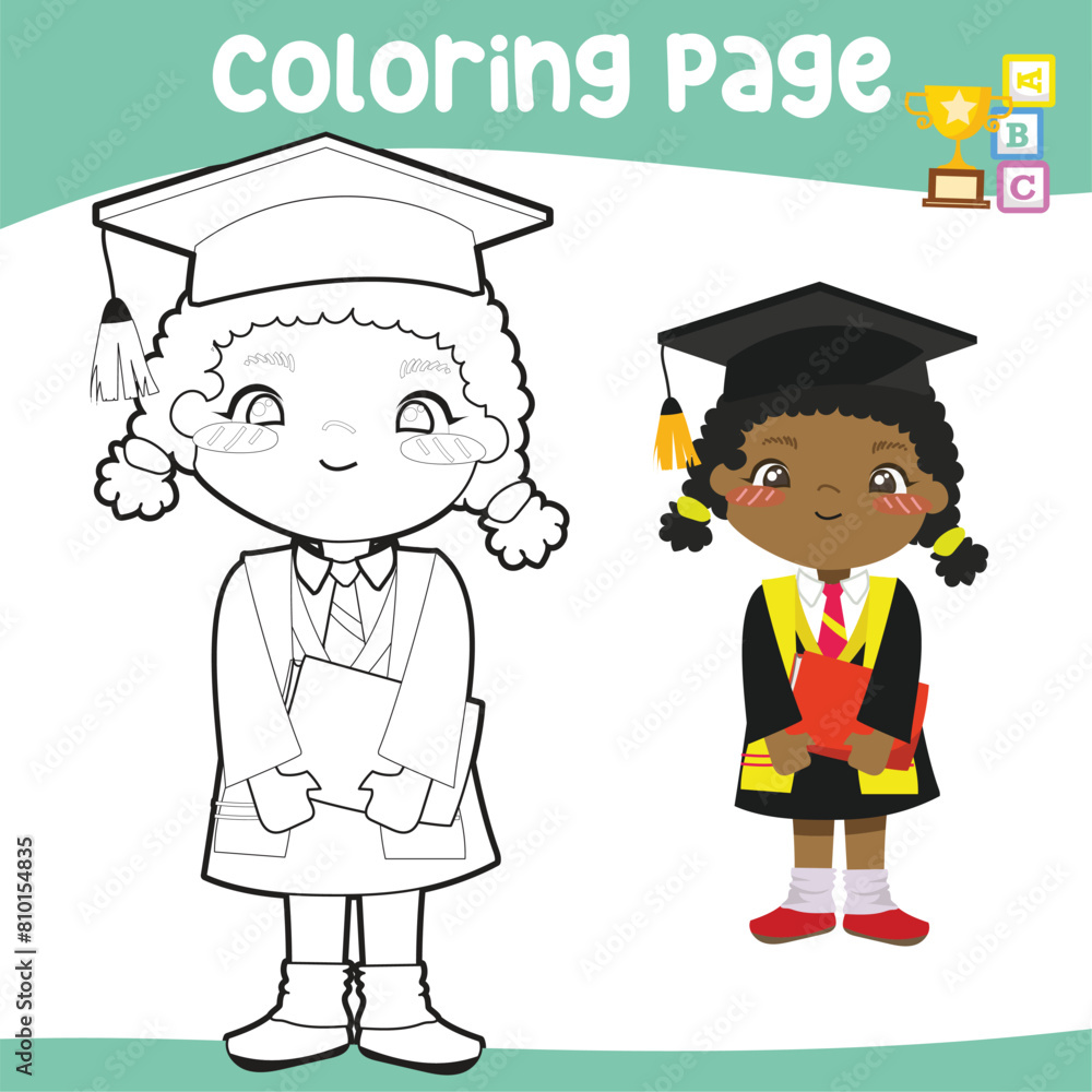 Coloring worksheet page. Educational printable coloring worksheet ...