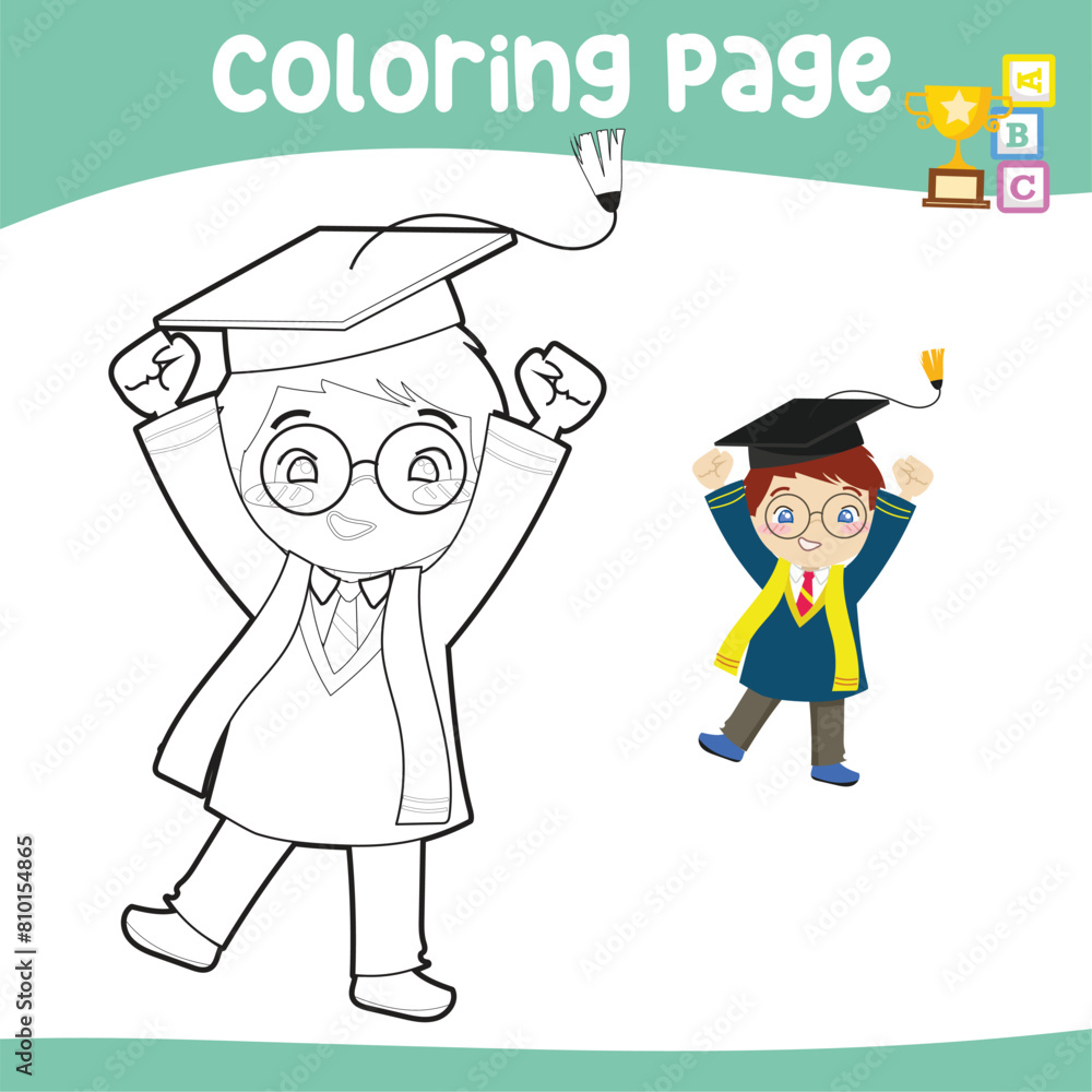 Coloring worksheet page. Educational printable coloring worksheet ...