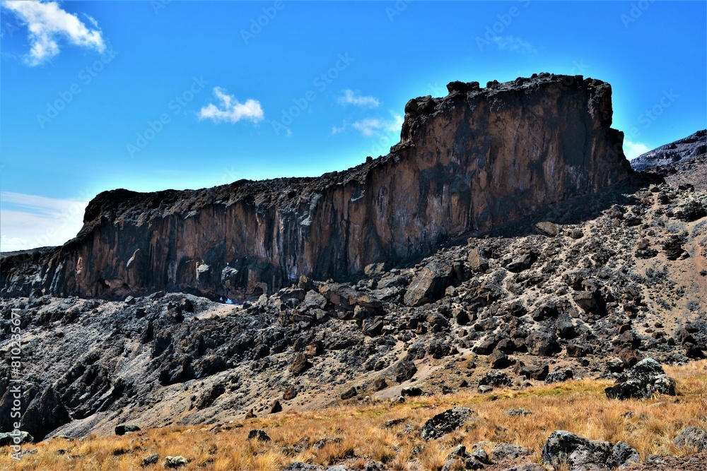Lava Tower (300-foot tall rock structure and significant landmark on ...