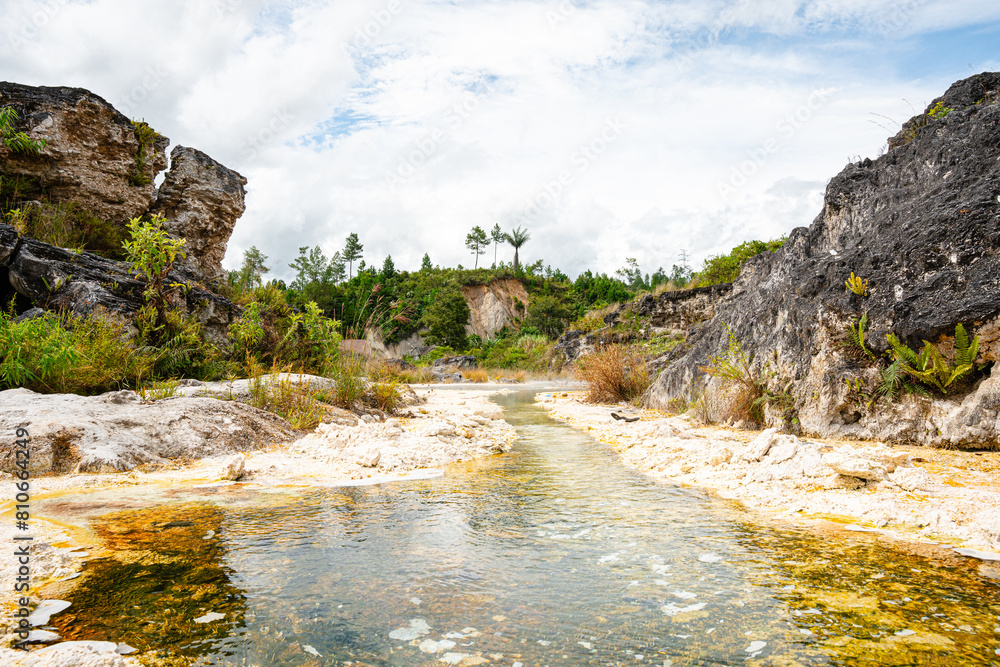 Sipoholon Hot Springs are hot springs in Tapanuli. This sulfur ...
