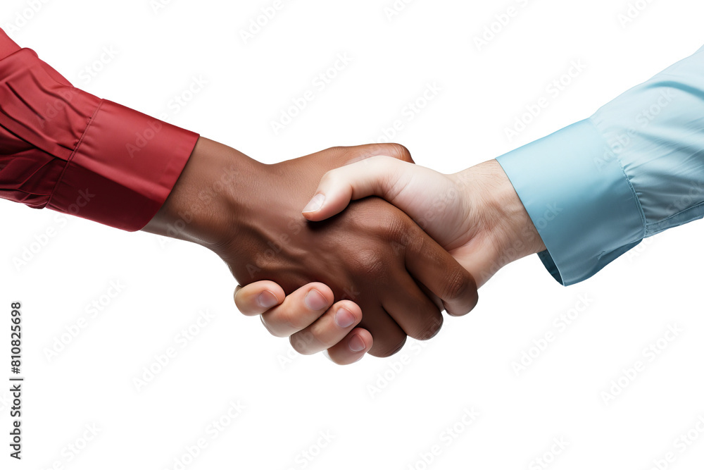 Two hands shaking in a business meeting. The handshake is a symbol of ...