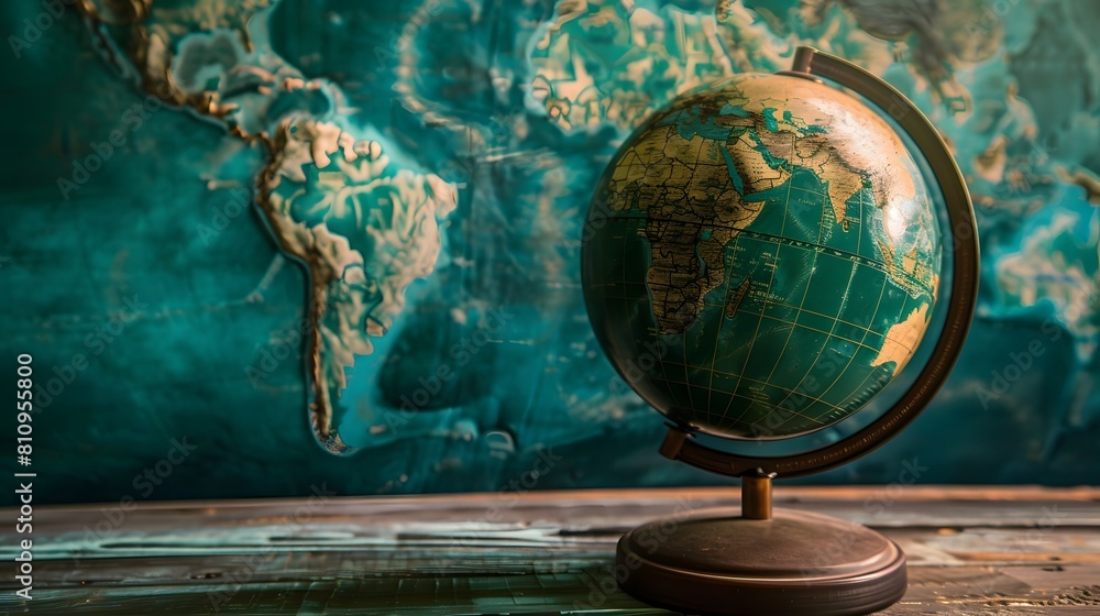 Aesthetic 3D Visual Background for Geography Education - Stylish 3D ...