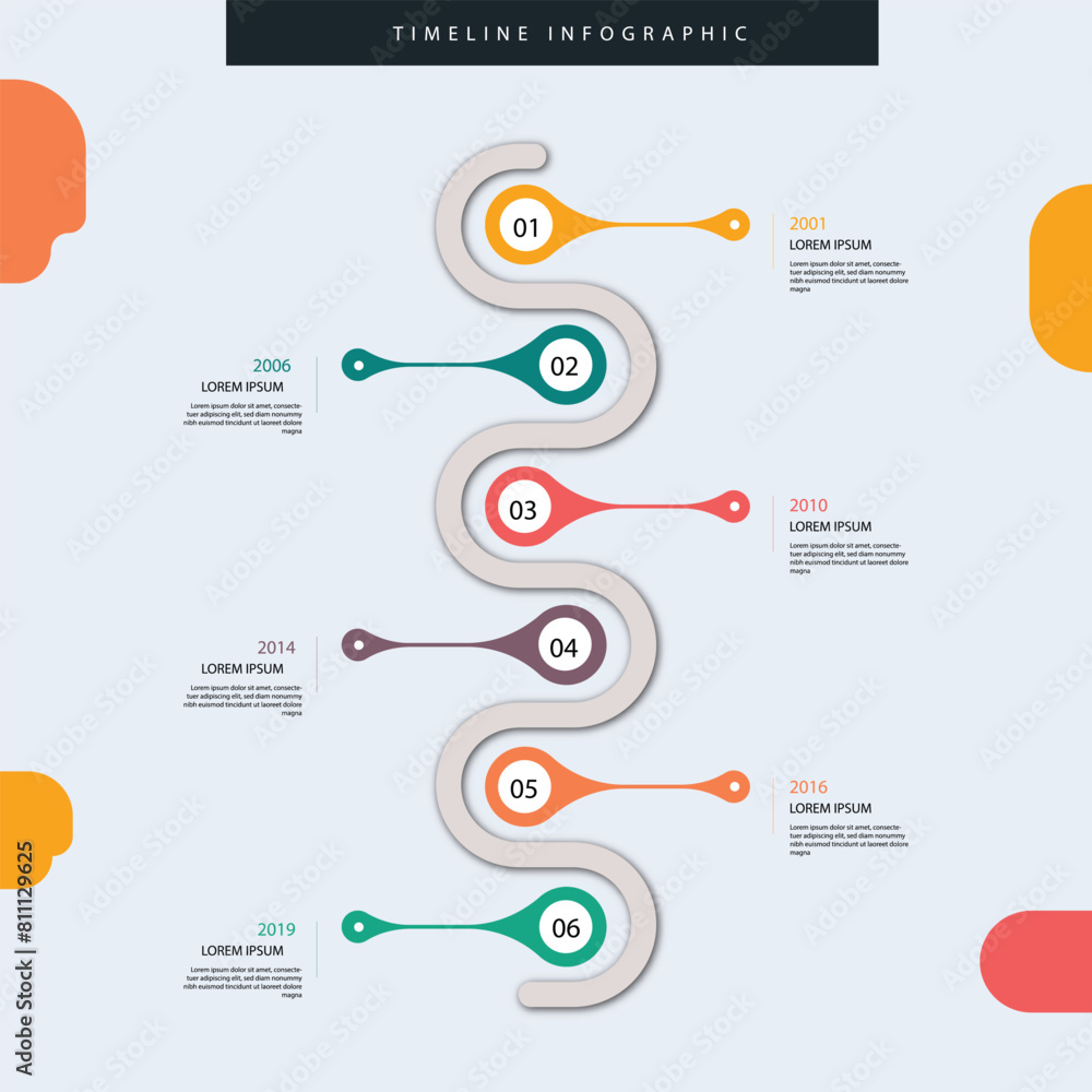 Infographic, Timeline - Visual Aid, Road Map, Arrow Symbol, Vector ...