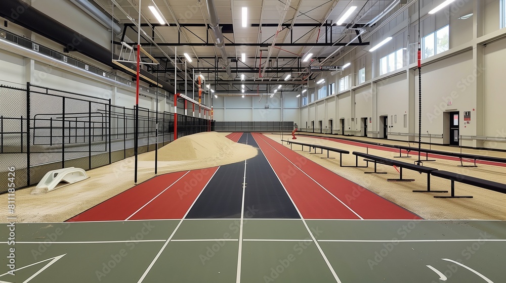 A state-of-the-art track and field center with facilities for running ...