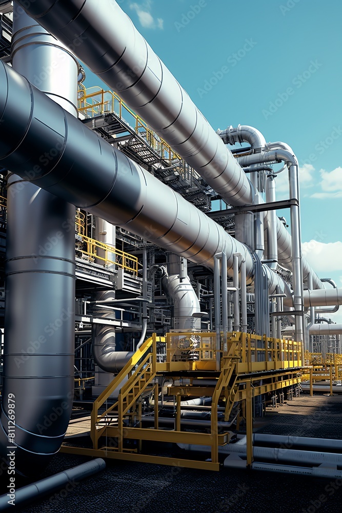 Ocean Thermal Energy Conversion Plant Depict an offshore plant that ...