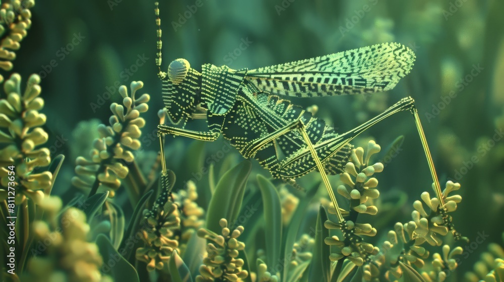 Prehistoric insects were much larger than today's insects. For example ...