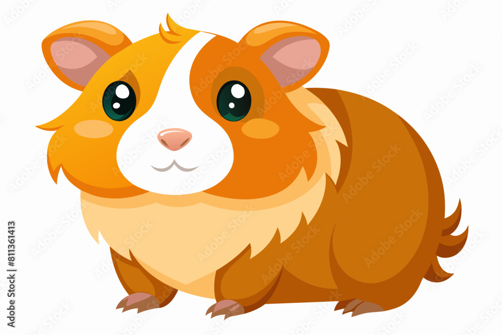 hamster cartoon vector illustration Stock Vector | Adobe Stock