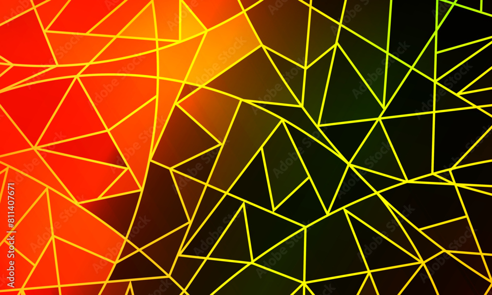 abstract irregular polygon background with a triangular pattern in full spectrum colors. mosaic ...