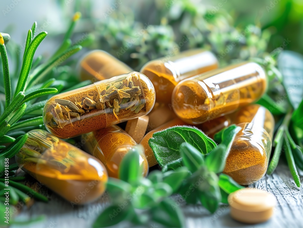 Analyze the pharmacological properties of herbal compounds used in ...