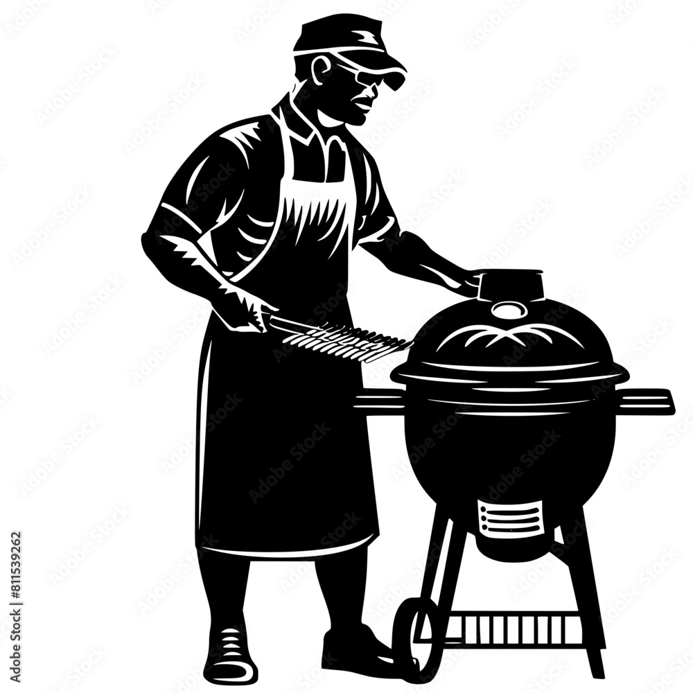 Image vectorielle Stock Barbeque SVG Bundle, Barbeque Clipart, BBQ Svg ...