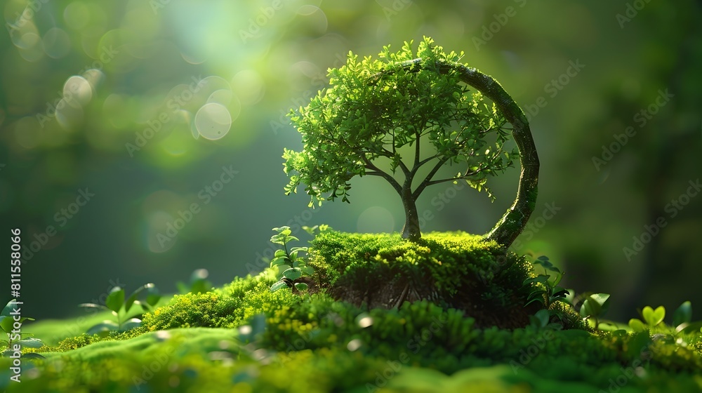 Tree of Life Cycle Depicting Sustainable Product Development Concept in ...