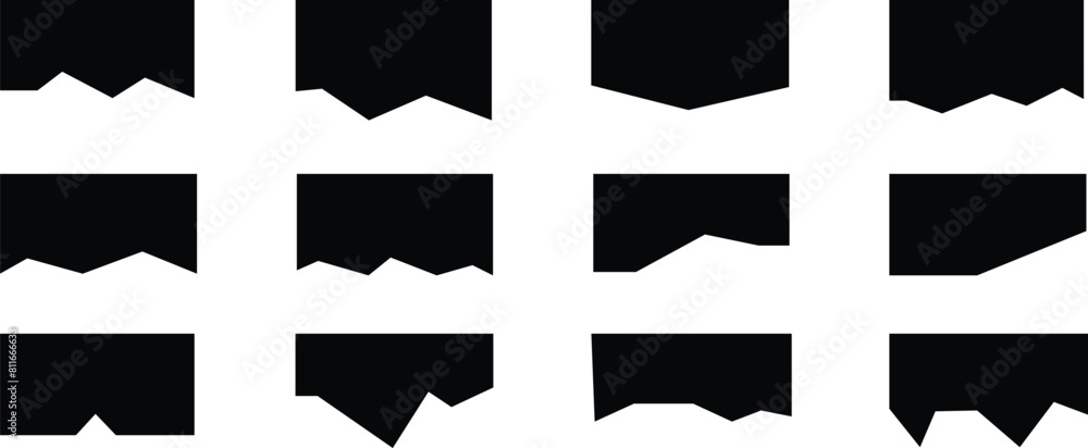 Abstract curve line, modern Dividers Shapes, design element, banner ...