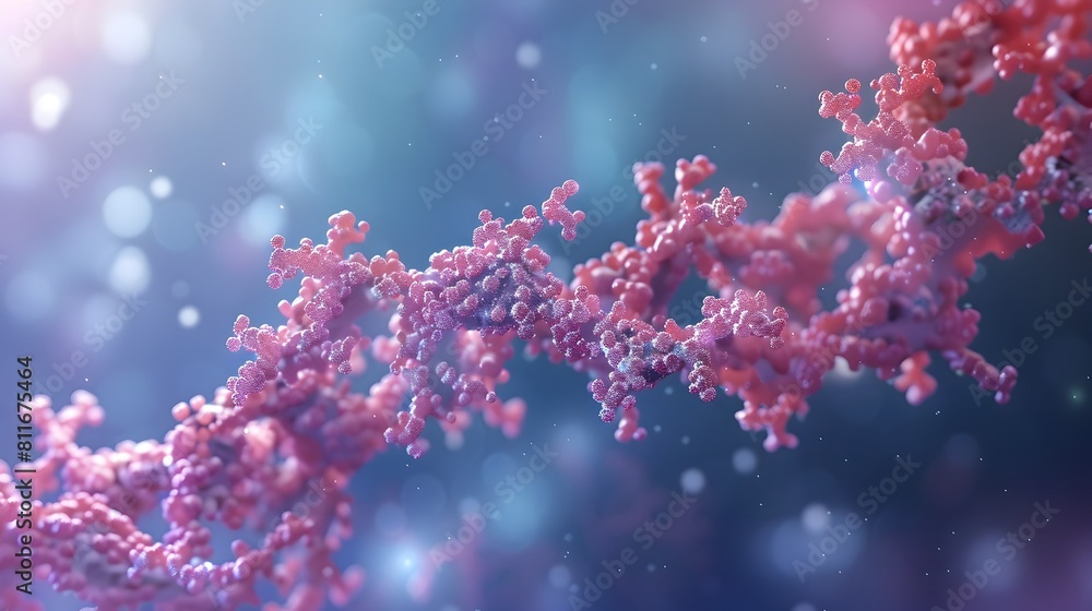 Molecular model depicting the interaction between insulin receptor ...