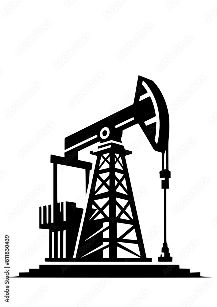 Vector de Stock Oil Field SVG, Oil Field PNG, Oil Derrick SVG, Oil ...
